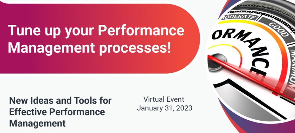 New Ideas and Tools for Effective Performance Management Virtual Event ...